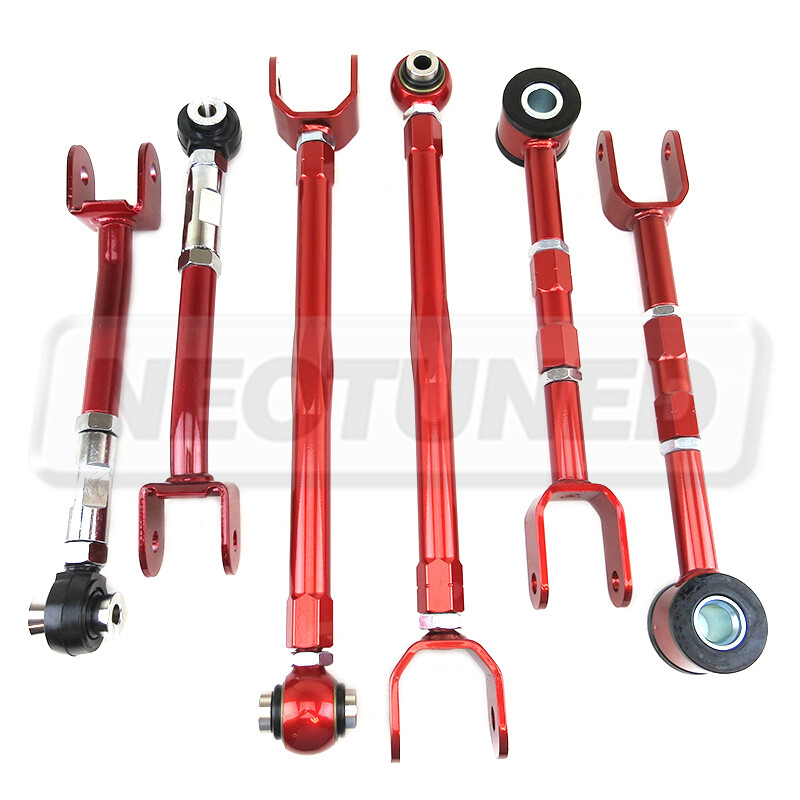 For 350z G35 Adjustable Rear Upper Camber + Traction + Spring Bucket ...