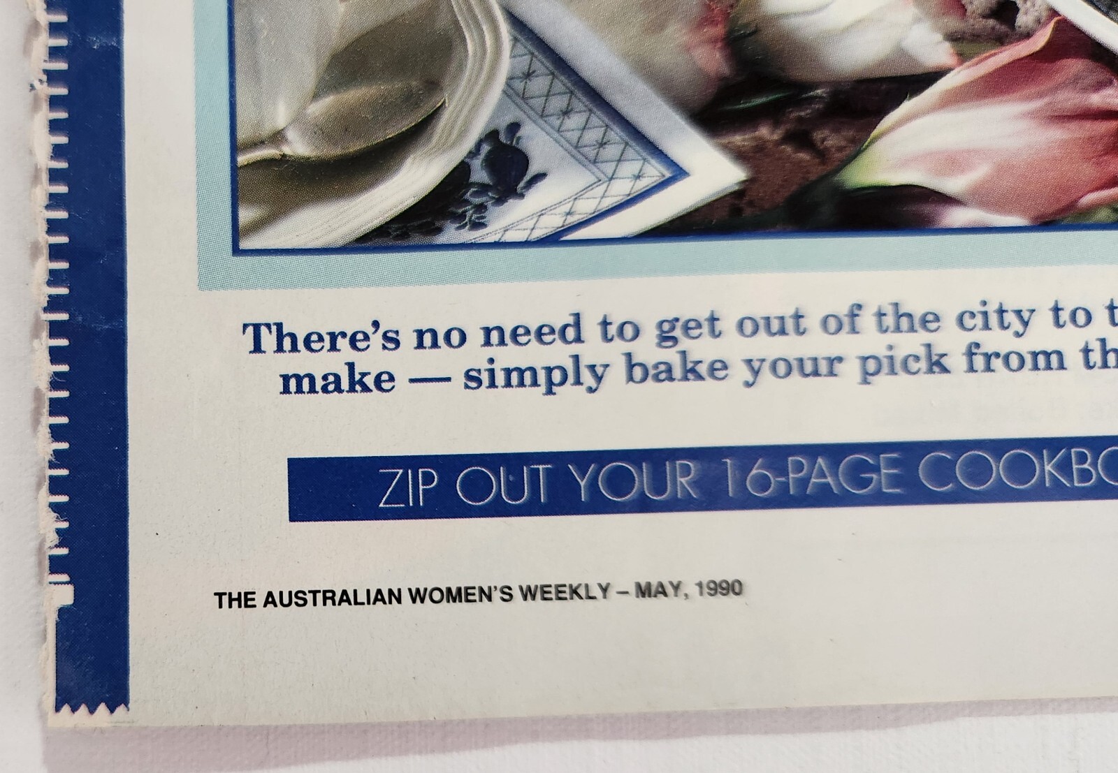 Cakes From a Country Kitchen Recipe Pamphlet, 1990, Women's Weekly, Zip ...
