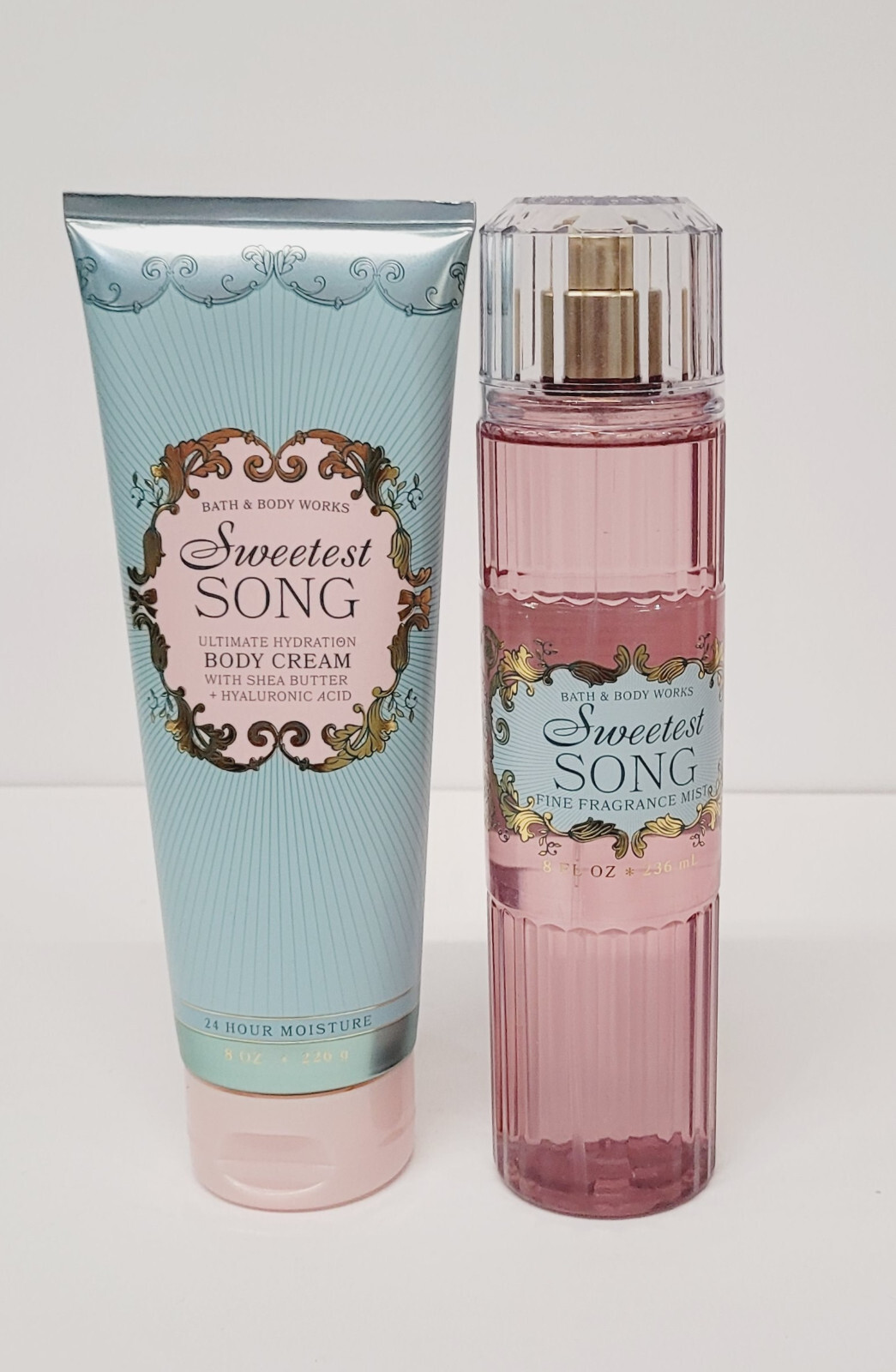 Bath & Body Works - SWEETEST SONG - Body Cream & Fine Fragrance Mist 2 ...