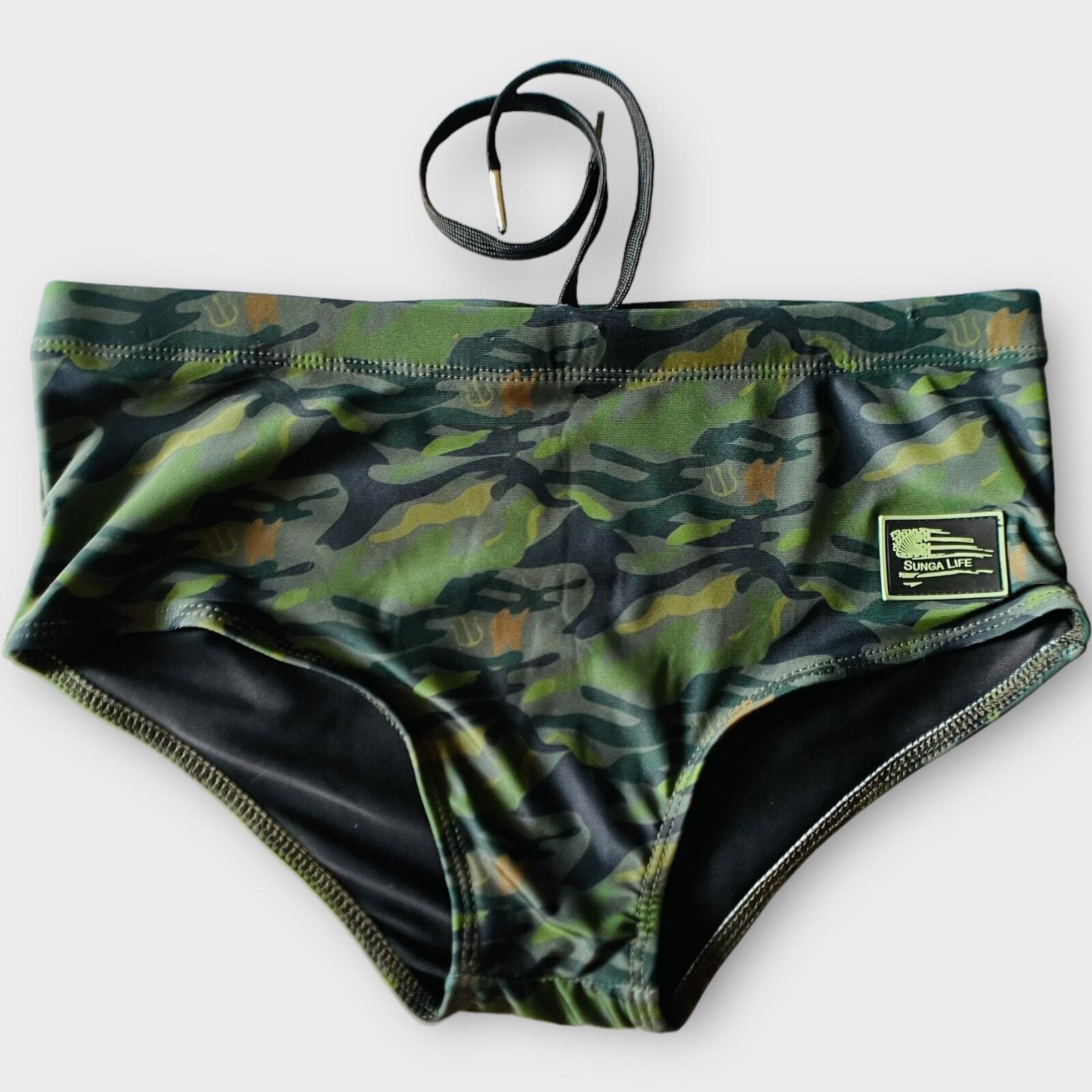 Sunga Life Jungle Camo Naked Warrior Brazilian Brief … - Gem