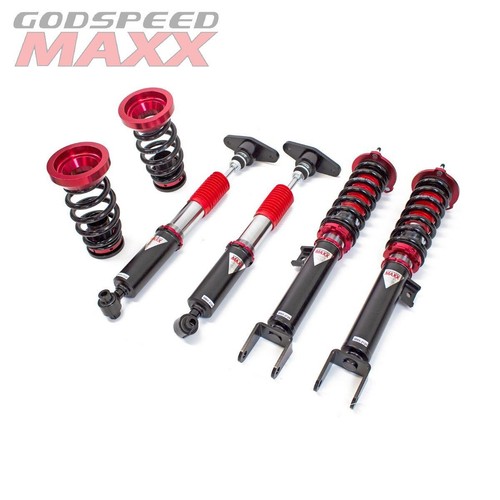 Godspeed MAXX Coilovers Lowering Kit Adj. Suspension for Model 3 RWD 17 ...