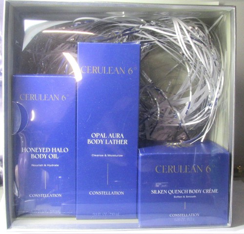 CERULEAN 6 CONSTELLATION 3pc Gift Set Body Creme 6.81oz Lather 9.8oz ...