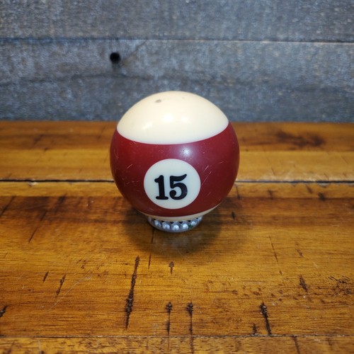 Vintage #15 Maroon/Red Single Individual Pool Ball Billiard Piece 2 1/4 ...