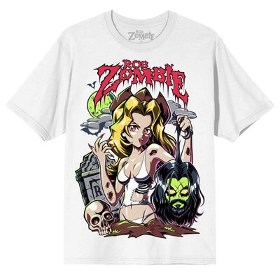 Men's Rob Zombie Beheaded Anime by JPTRONWALKER (White) (Rockabilia ...