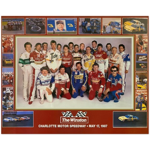 The Winston Charlotte Motor Speedway May 17 1987 NASCAR Poster | eBay