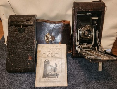 Kodak 3A Autographic Antique folding Camera 1913 Made Canada | eBay