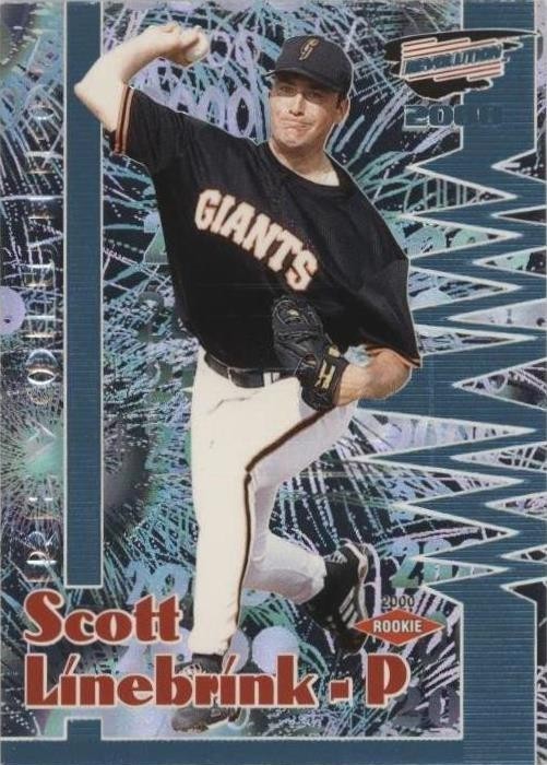 2000 Pacific Revolution - Scott Linebrink #130 Shadow Series /99 (RC ...