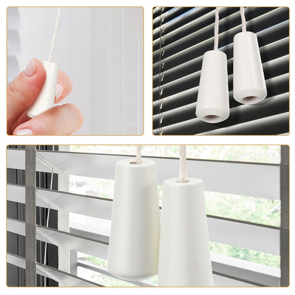 4pcs Blind Cord Knobs Curtain Cord Pulls Knobs Blind Pull Cord Knobs ...