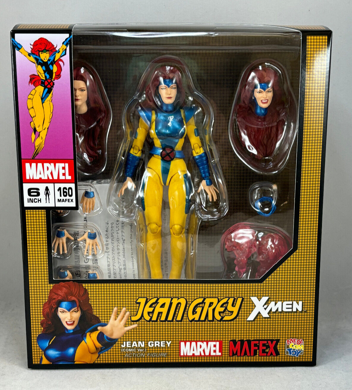 Medicom Toys Mafex Comic Version JEAN GREY X-Men 160 US SELLER Complete