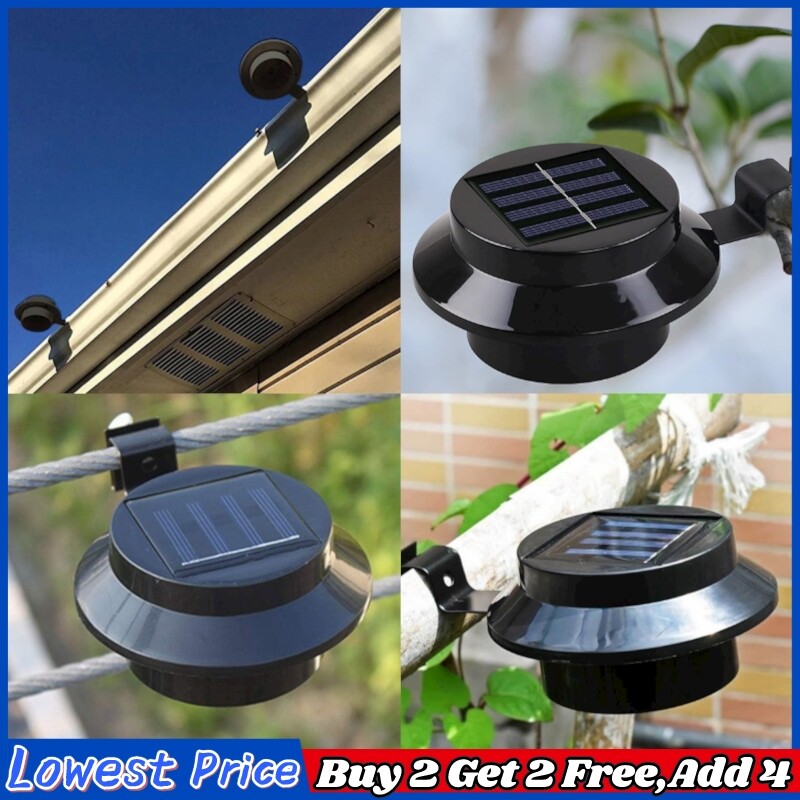 Solar Powered Fence Gutter Lights Solar Powered Led Gutter Door Wall