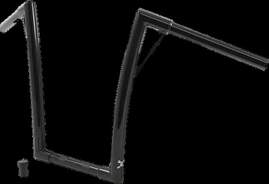 Burly 16in Gloss Black Louie Handlebar Harley Breakout CVO 13-14 | eBay