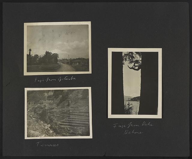 Japan,Fuji from Gotemba,Terraces,Lake Hakone,James Maxwell Pringle,1918 ...