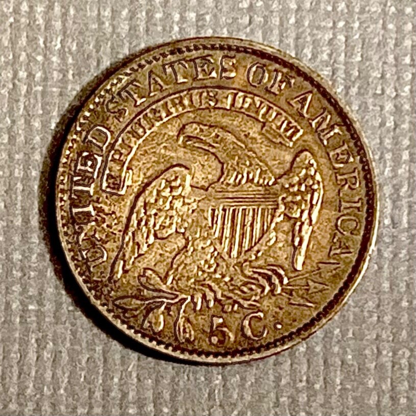 1832 US Bust Capped Half Dime 5 Cents cd | eBay