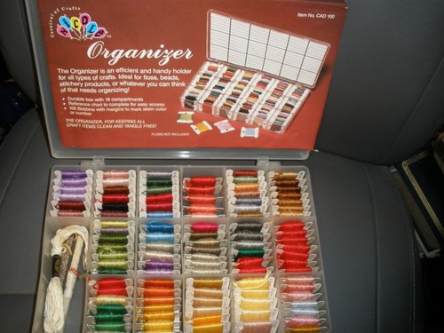 Nicole Organizer Full of Cross Stitch Floss (SU100) | eBay