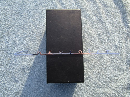 Vtg 1953-54 Chevy 210 Bel Air Dash Script | eBay