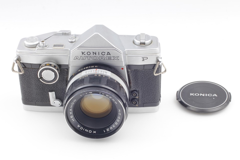 [Near MINT] Konica Autorex P Full & Half Frame Film Camera 52mm f/1.8 ...