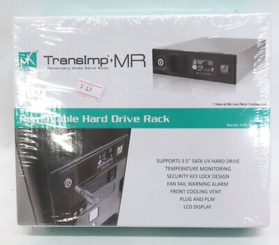 TransImp MR Removable 3.5" Hard Drive Rack * Fits 3.5" Drives In 5.25 ...