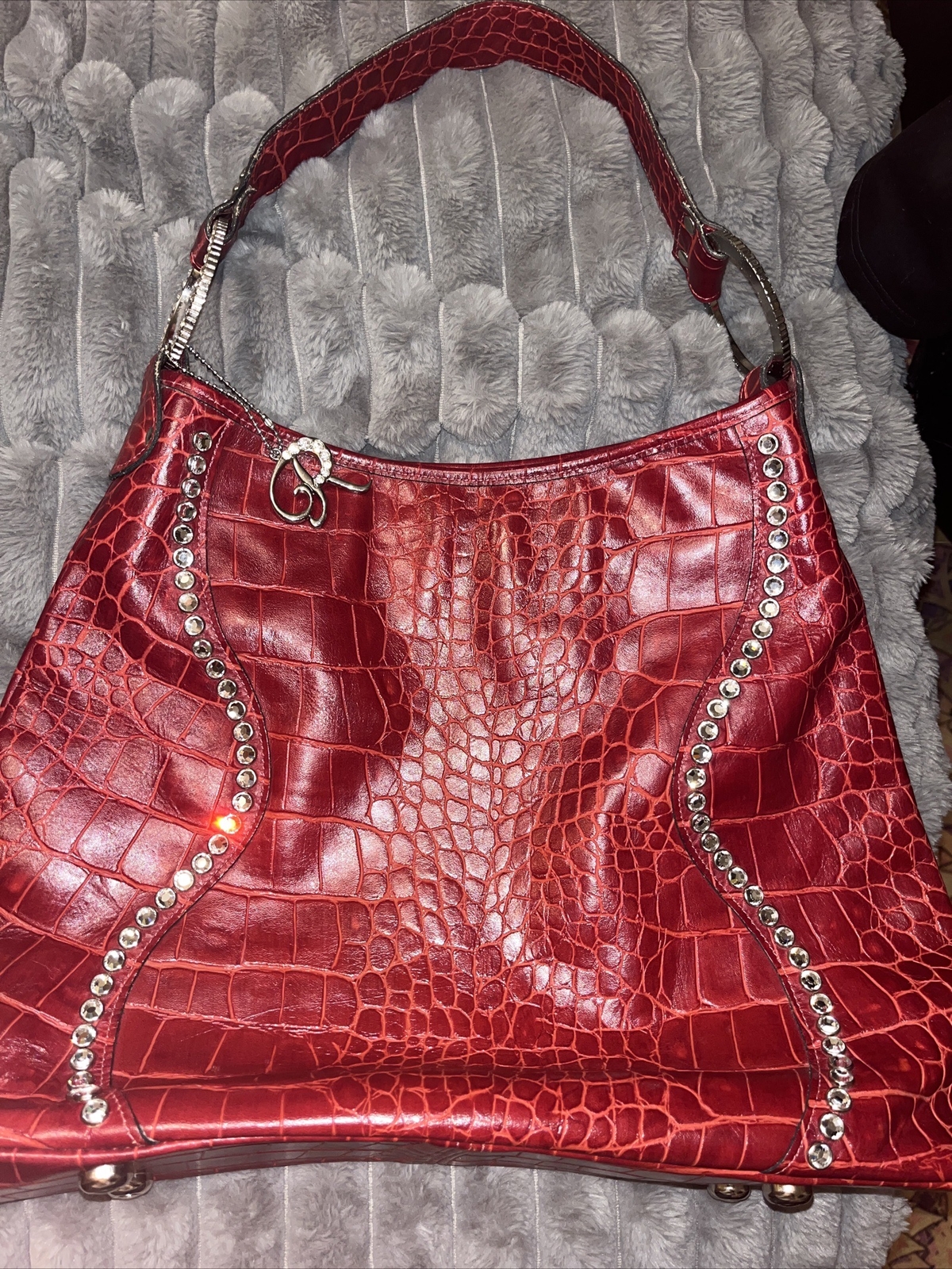 raviani red leather purse | eBay