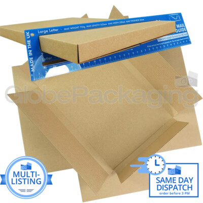 C4 A4 SIZE MAX LARGE LETTER CARDBOARD POSTAL SHIPPING PIP BOXES *ALL ...