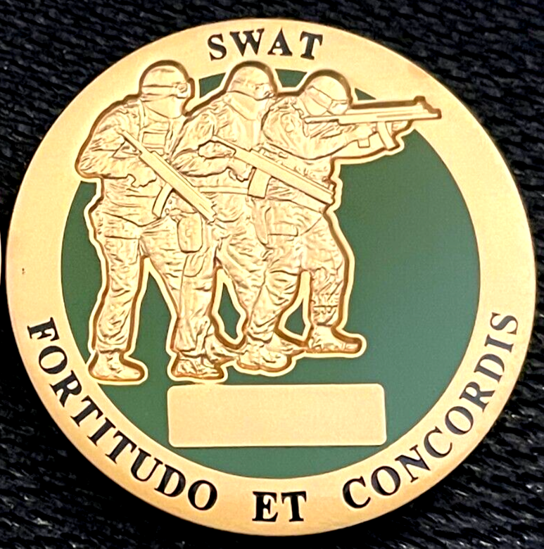 BSO - Broward Sheriff's Office SWAT - FirstGEN 1.5in GOLD challenge ...
