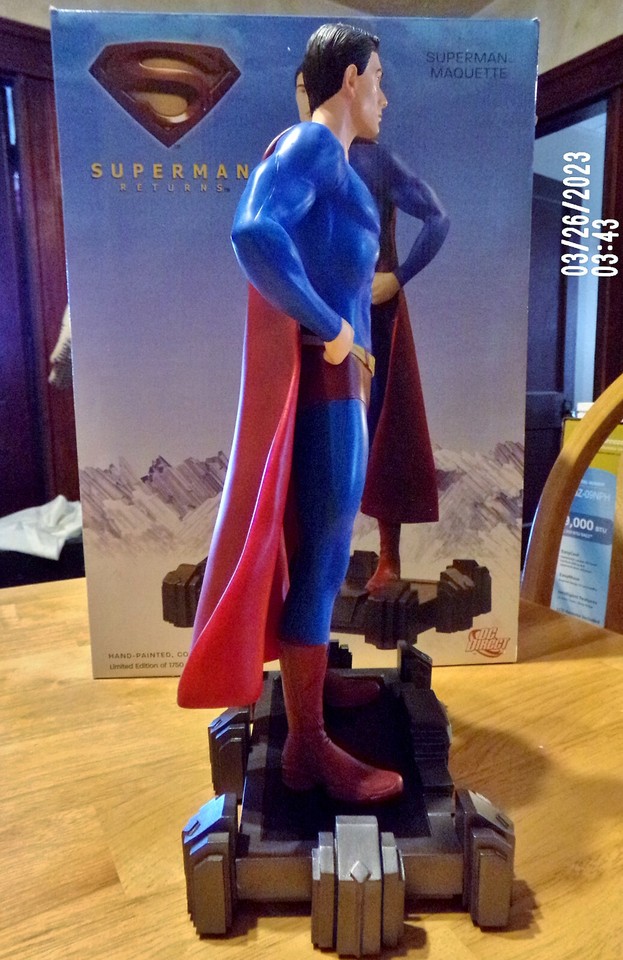 Superman Returns Movie Brandon Routh 13 1/2" Maquette #914/1750 DC ...