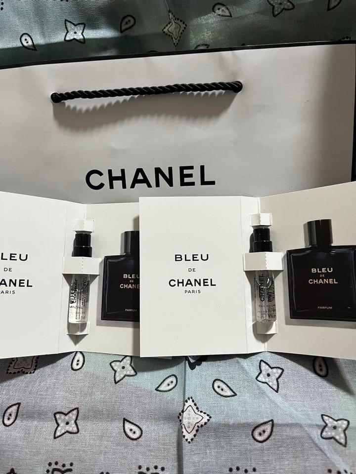 Chanel Bleu De Chanel Parfum 1.5mL x 2pcs Mini Spray Men's Unisex New ...