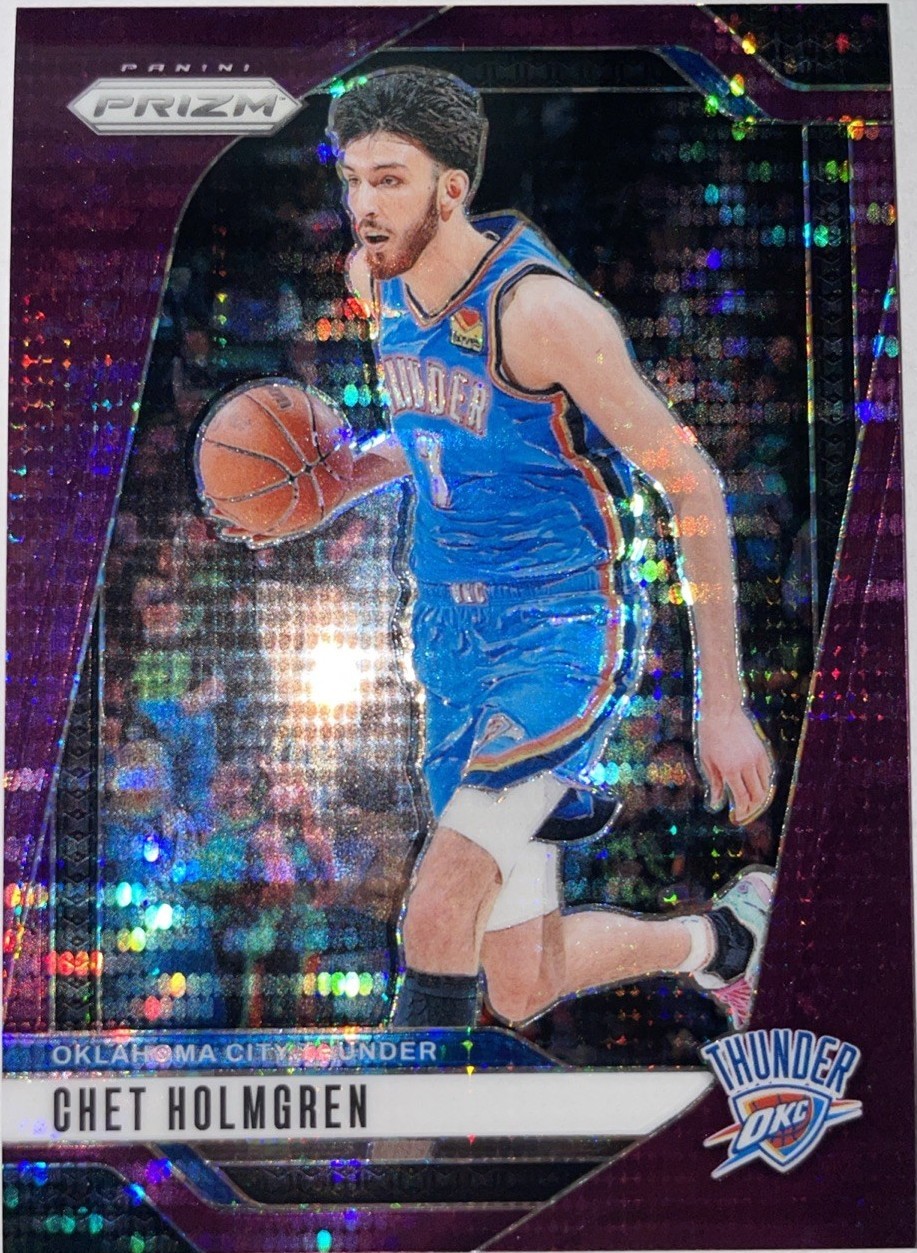 2024-25 Panini Prizm - Chet Holmgren #17 Purple Pulsar Prizm /35 for ...