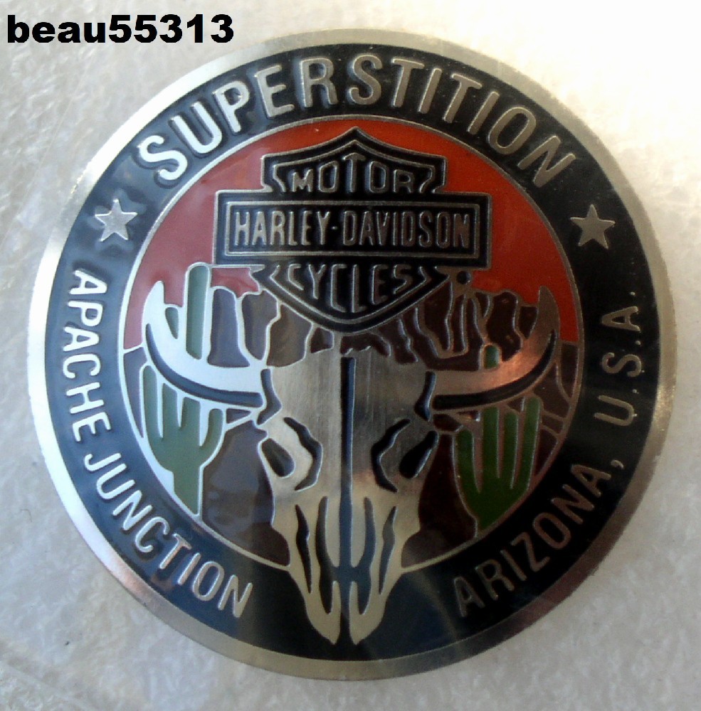 ⭐SUPERSTITION APACHE JUNCTION ARIZONA HARLEY DAVIDSON DEALER OIL DOMED ...