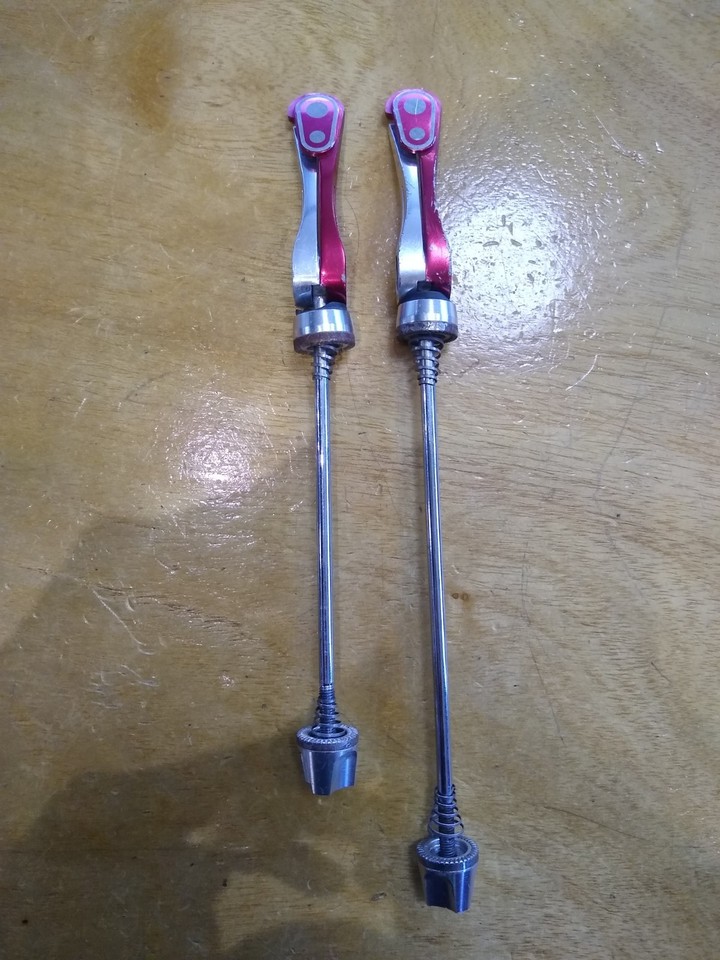 Crank Brothers Flip Lock Split Quick Release Skewer Set, 135mm 100mm ...