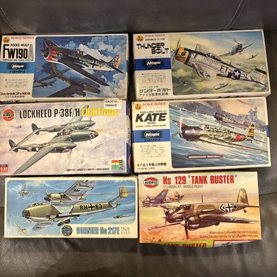 Lot Of 6 1/72 Scale Model Aircraft new open box some boxes better than ...