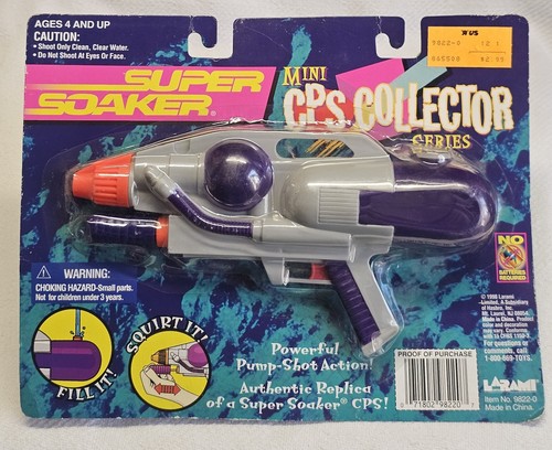 NOS Vintage 1998 Larami Super Soaker CPS 1000 Water Gun Hasbro TOYS R ...