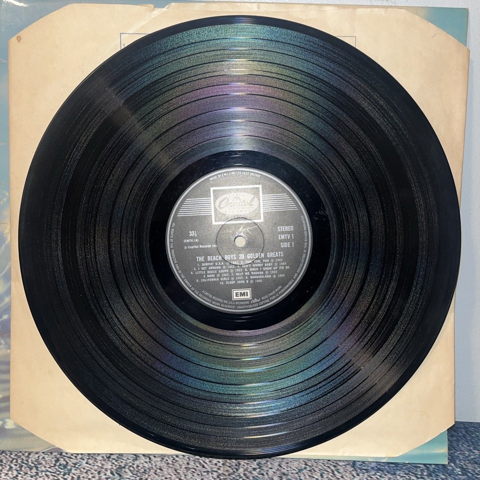 The Beach Boys 20 Golden Greats 1976 UK VINYL LP California Girls EMTV ...