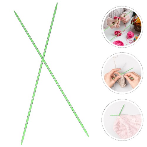 2 Pcs Sweater Knitting Needles Straight for Beginners Kit Adults | eBay UK
