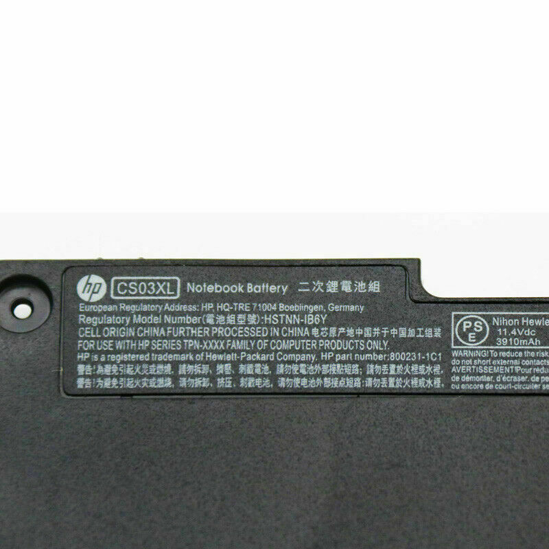 OEM CS03XL Battery For HP EliteBook 745 755 840 850 G3 G4 854108-850 ...