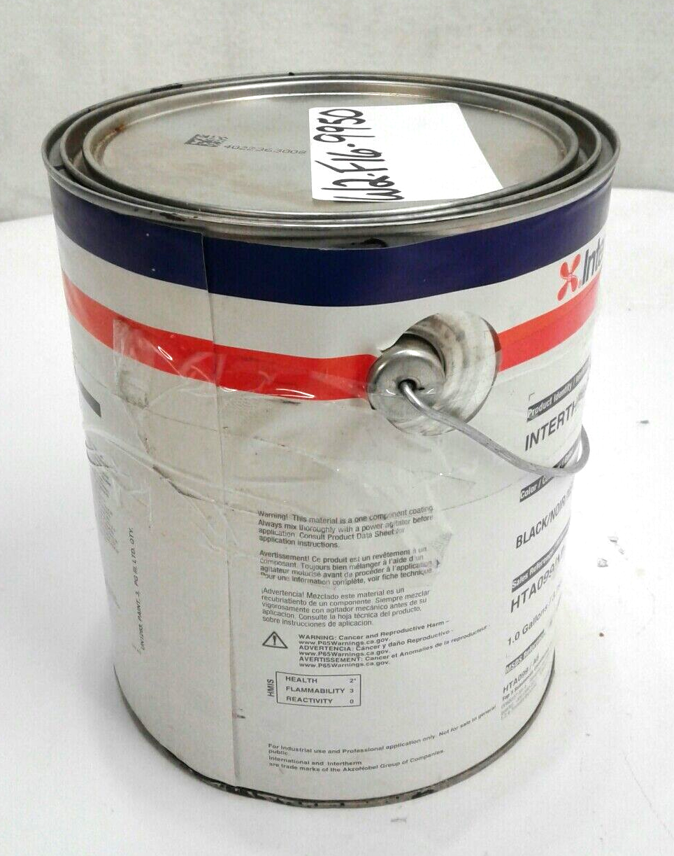 AkzoNobel HTA099 Intertherm 50 Aluminium Pigmented Silicone Resin Black ...