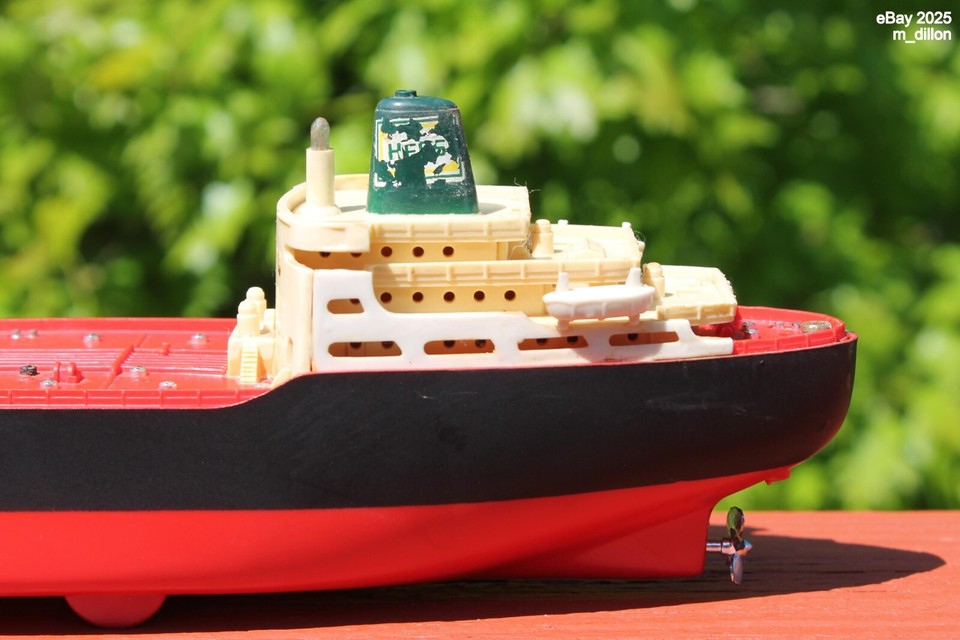Vintage 1966 Hess Voyager Toy Tanker Ship - Used, For Parts, Lights ...
