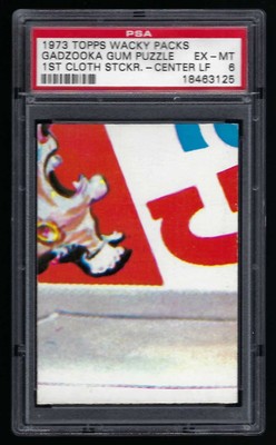 1973 Topps Wacky Packages Cloth Stickers Puzzle Center Left PSA 6 | eBay