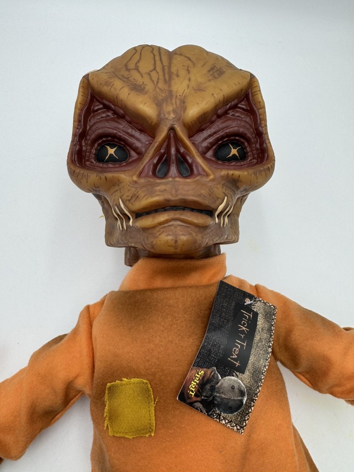 New Spirit Halloween Trick 'R Treat Unmasked Sam Plush Doll | eBay
