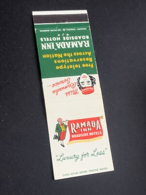 Vintage Matchbook “Ramada Inn - Roadside Hotels” | eBay
