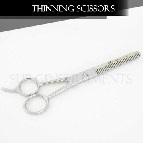 6.5" Double Teeth Stainless Hair Salon Stylist Barber Thinning Scissors ...