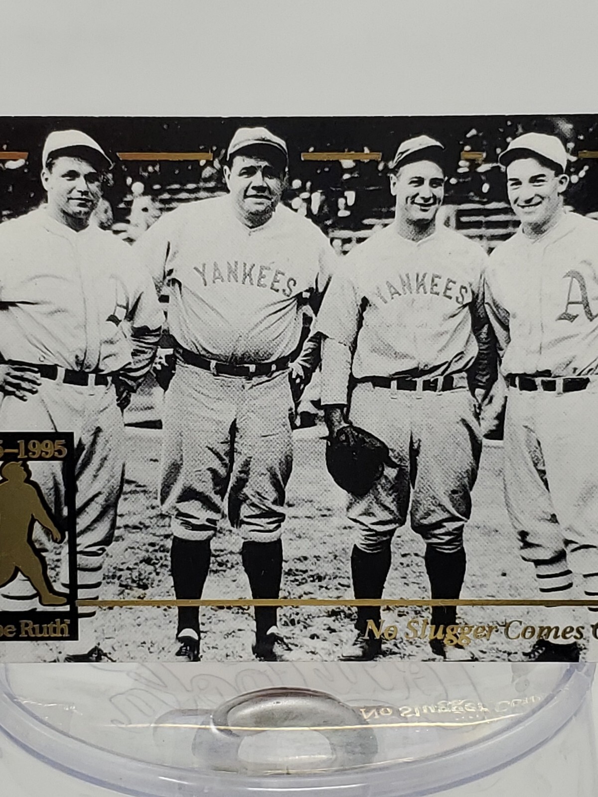 1995 Megacards Babe Ruth Babe Ruth Jimmie Foxx Lou Gehrig Al Simmons #3 ...