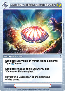 Chaotic Kha'rall Freshwater Shard 71/100 ROTO 1st Edition Foil Rare | eBay