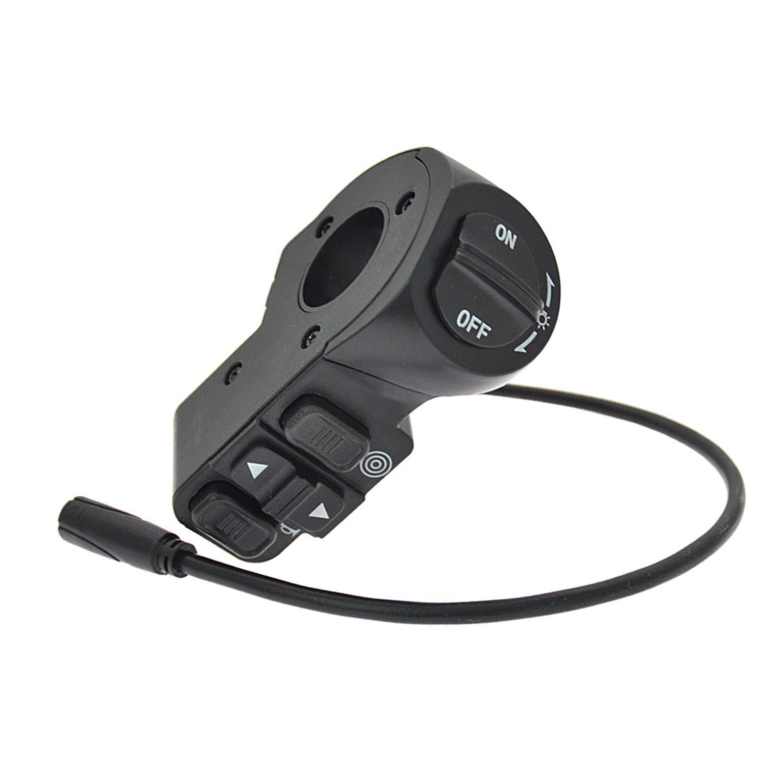 Black 3 in 1 Bike Switch Trumpet Switch for Electric Bicycle Scooter | eBay