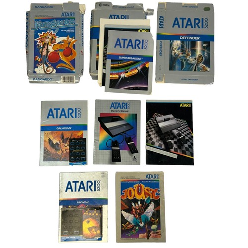 Atari 5200 Video Game Instruction Manual Booklet Only - You Pick Title ...