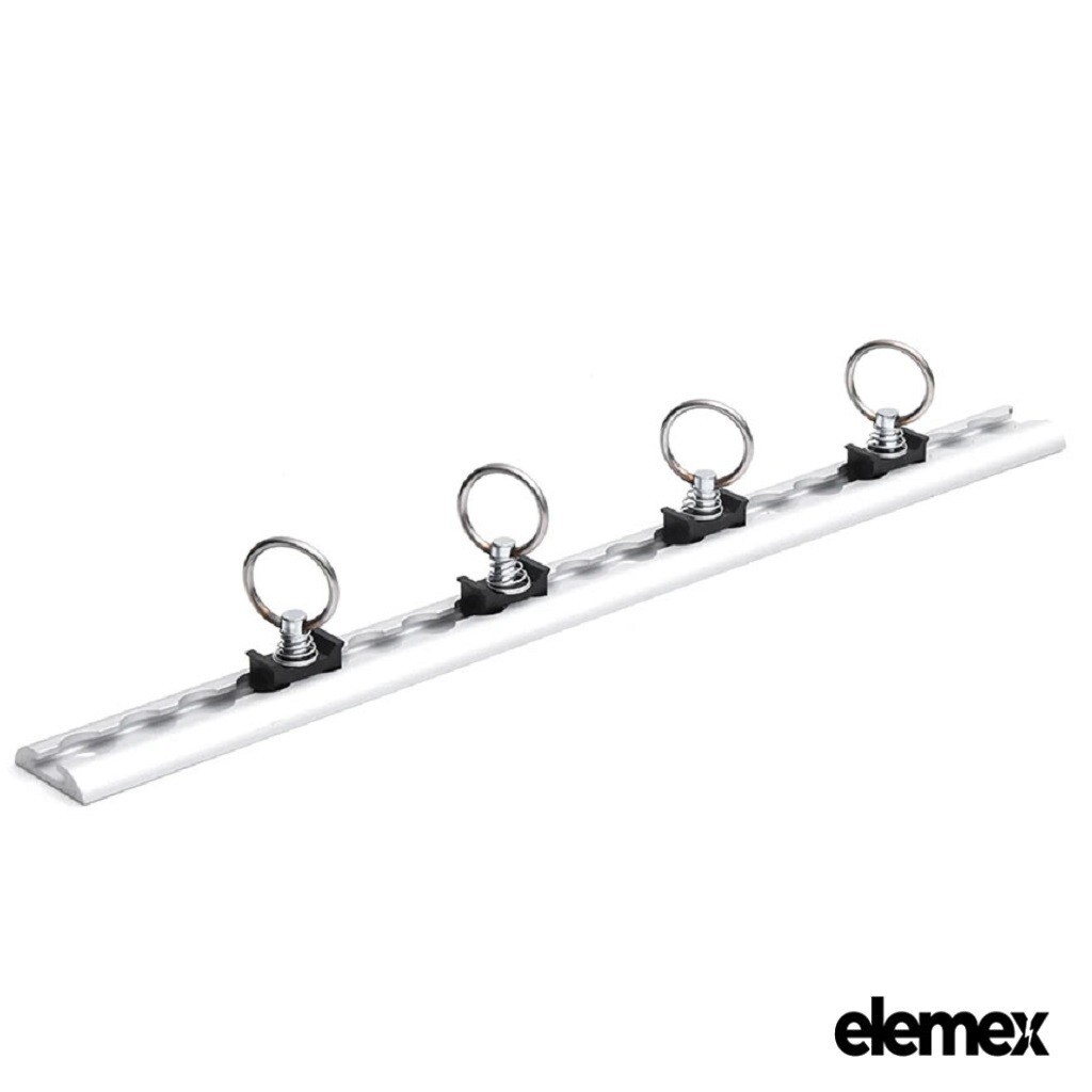 61cm Anchor Track Tie Down Point Rail Trailer Caravan (2x Track+4x ...