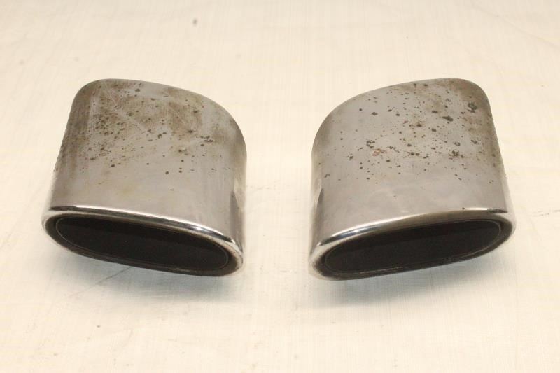 2003 MERCEDES SL500 R230 ROADSTER #228 REAR MUFFLER EXHAUST TIPS LEFT ...