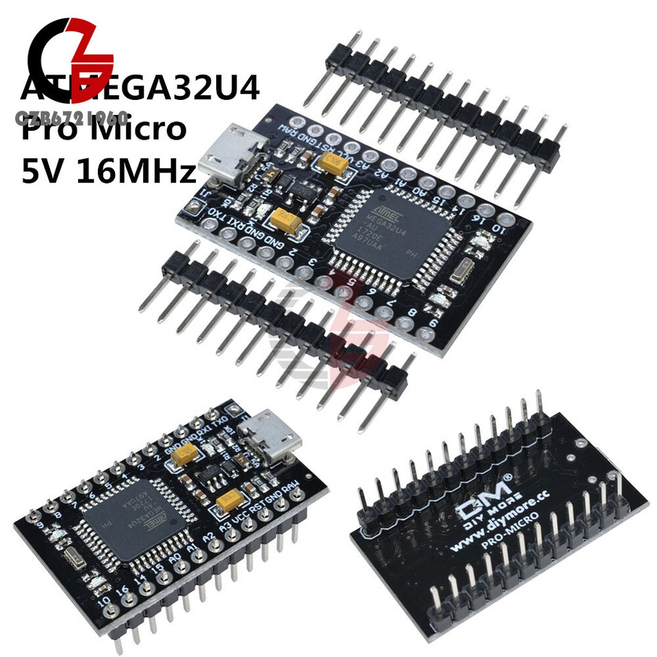 Pro Micro USB ATMEGA32U4 5V 16MHz Controller Board with Bootloader for ...