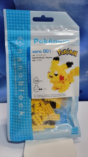 nanoblock Pokemon Series NBPM 001 Pikachu 130pcs Japan Kawada co., ltd | eBay