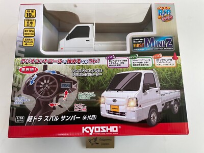 Kyosho Egg First Minute 1/28 Scale RC Light Tiger Subaru Sambar White ...