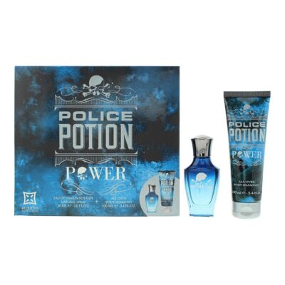 Police Potion Power 2 Piece Gift Set: EDP 30ml - Shower Gel 100ml For ...
